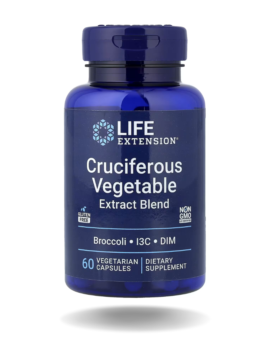 Life Extension, экстракт крестоцветных овощей тройного действия, 60 вегетарианских капсул