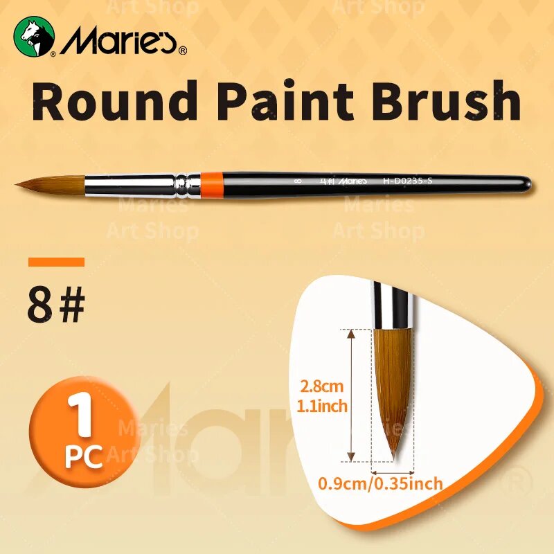 Кисть Marie's Round Paint Brush 8#
