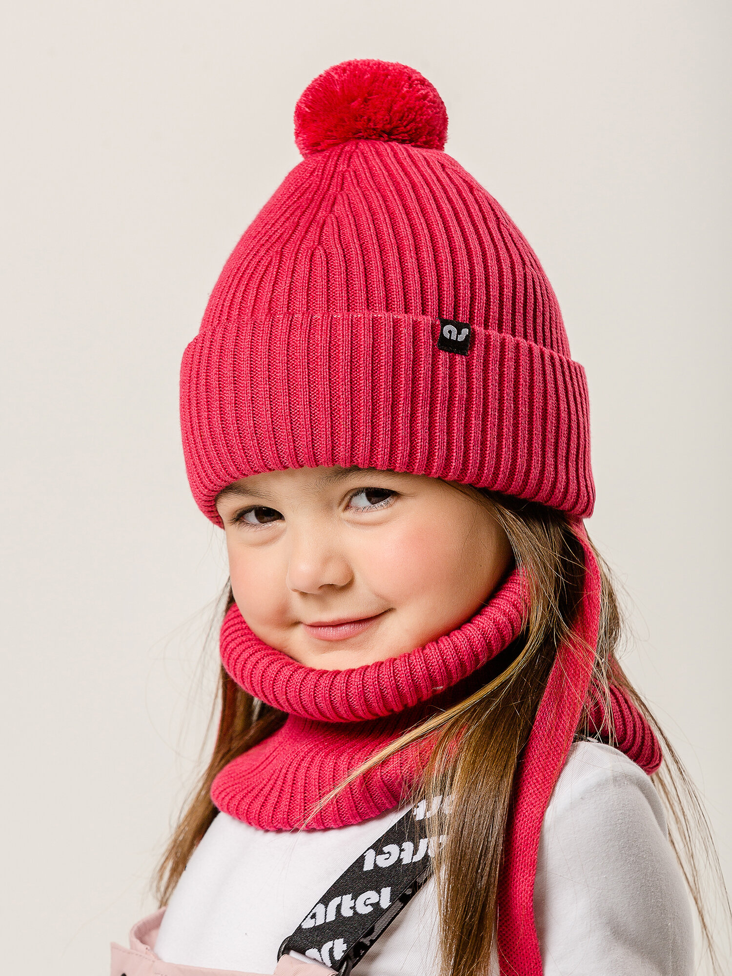 Шапка-бини для девочек