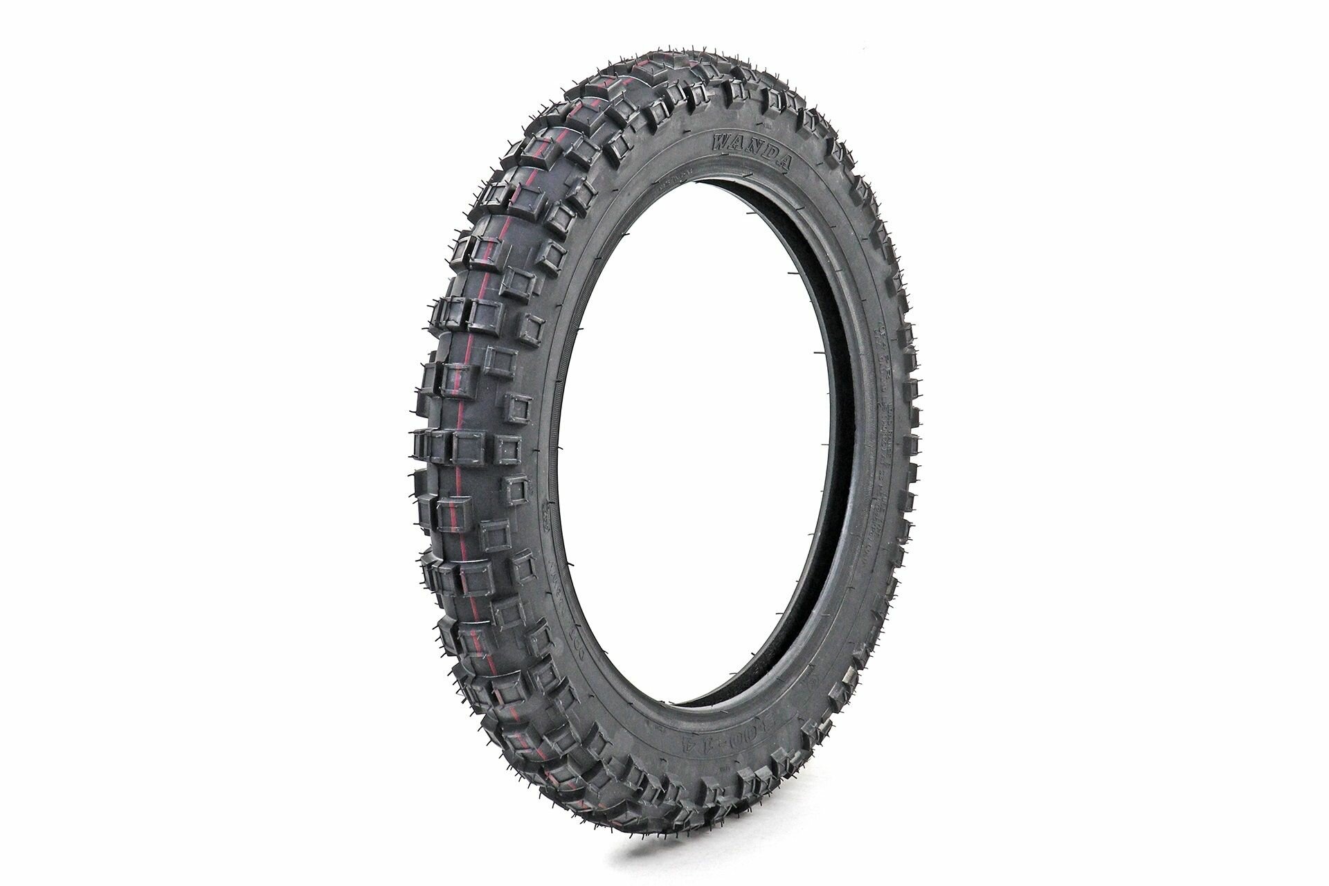 Покрышка 14" 3,00-14, ТT без камеры, P259 4PR кросс, WANDA