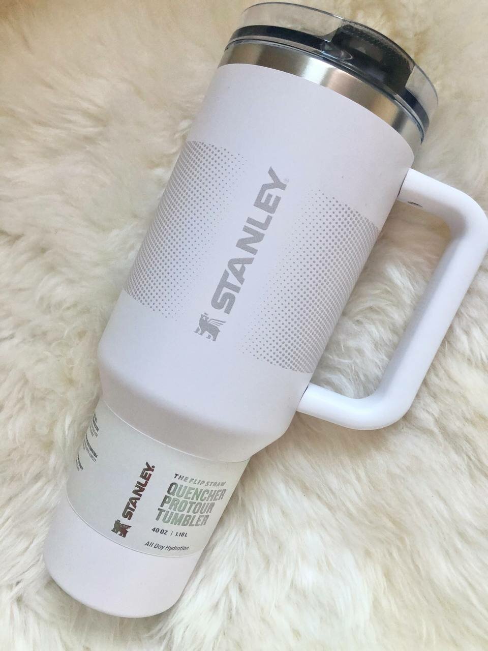 Термокружка STANLE Однотонная с крышкой непроливайкой 40 OZ