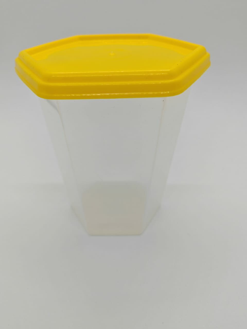 Банка для мёда, пластиковая, с крышкой, желтая, 730мл, 10шт.