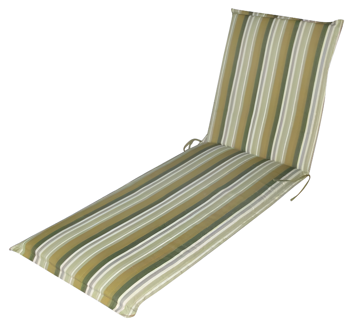 Матрас для лежака "Удачная Мебель", двухсекционный, бежевый, зеленый, коричневый 190х60 см