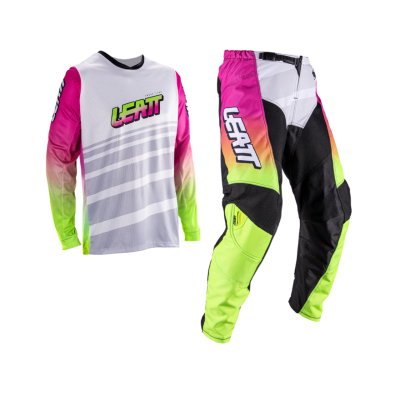 Комплект мотоджерси/мотоштаны Leatt 3.5 Ride Kit (Retro Pink, 3XL, 2026 (5026000766))