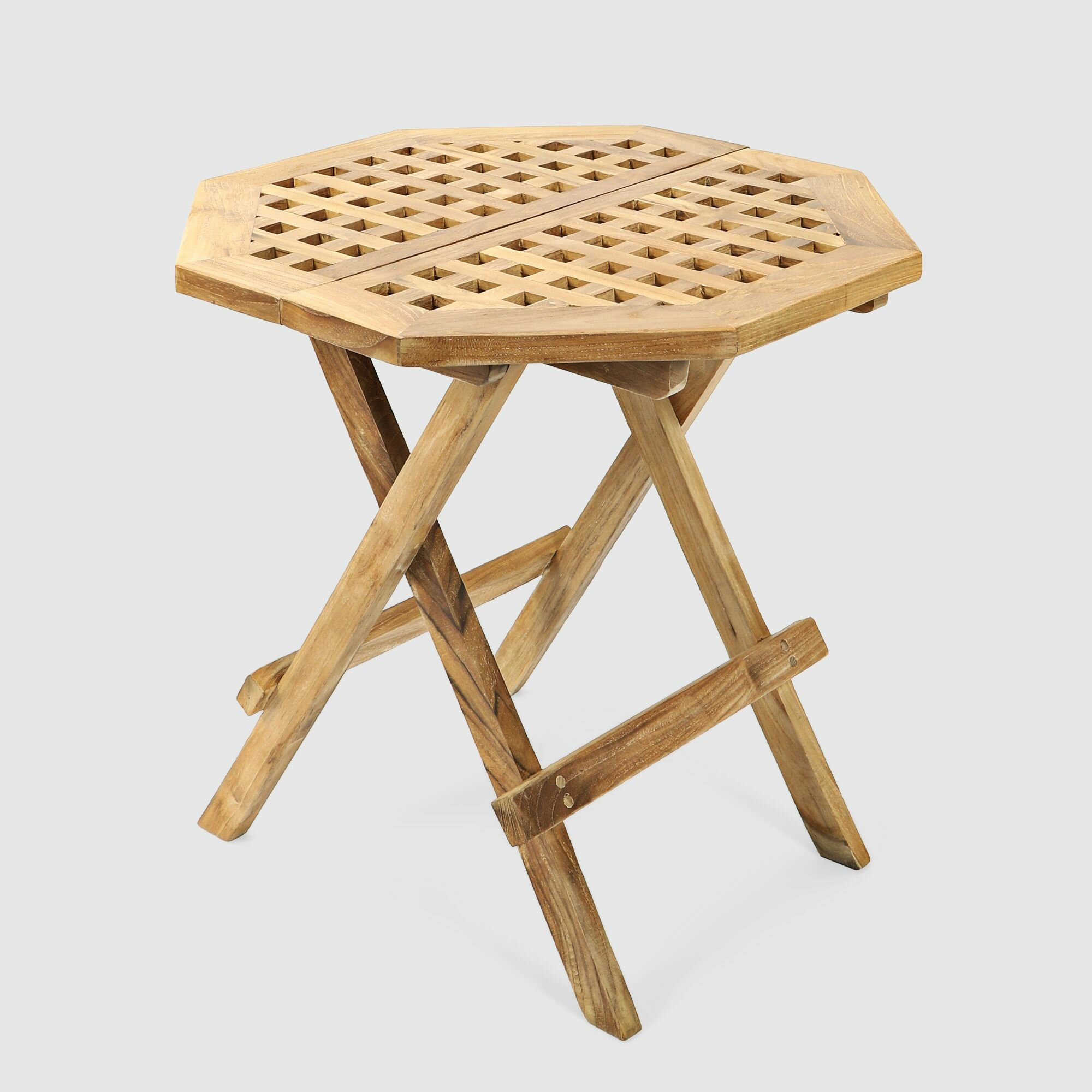 Стол для пикника Rohman Java Octagonal Chess круглый 50х50х50 см