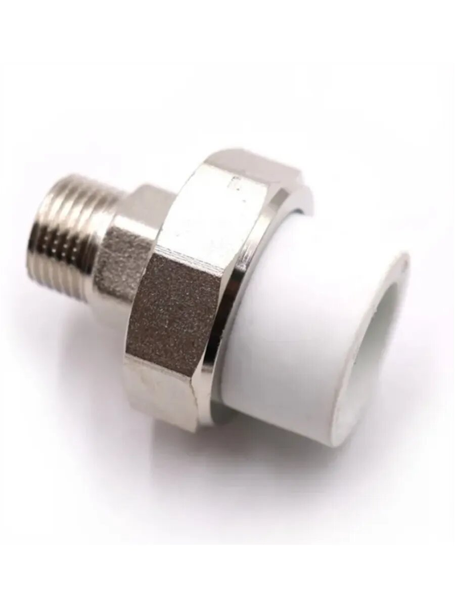 Муфта ViEiR, полипропилен, американка, наружная резьба, 25x1/2"