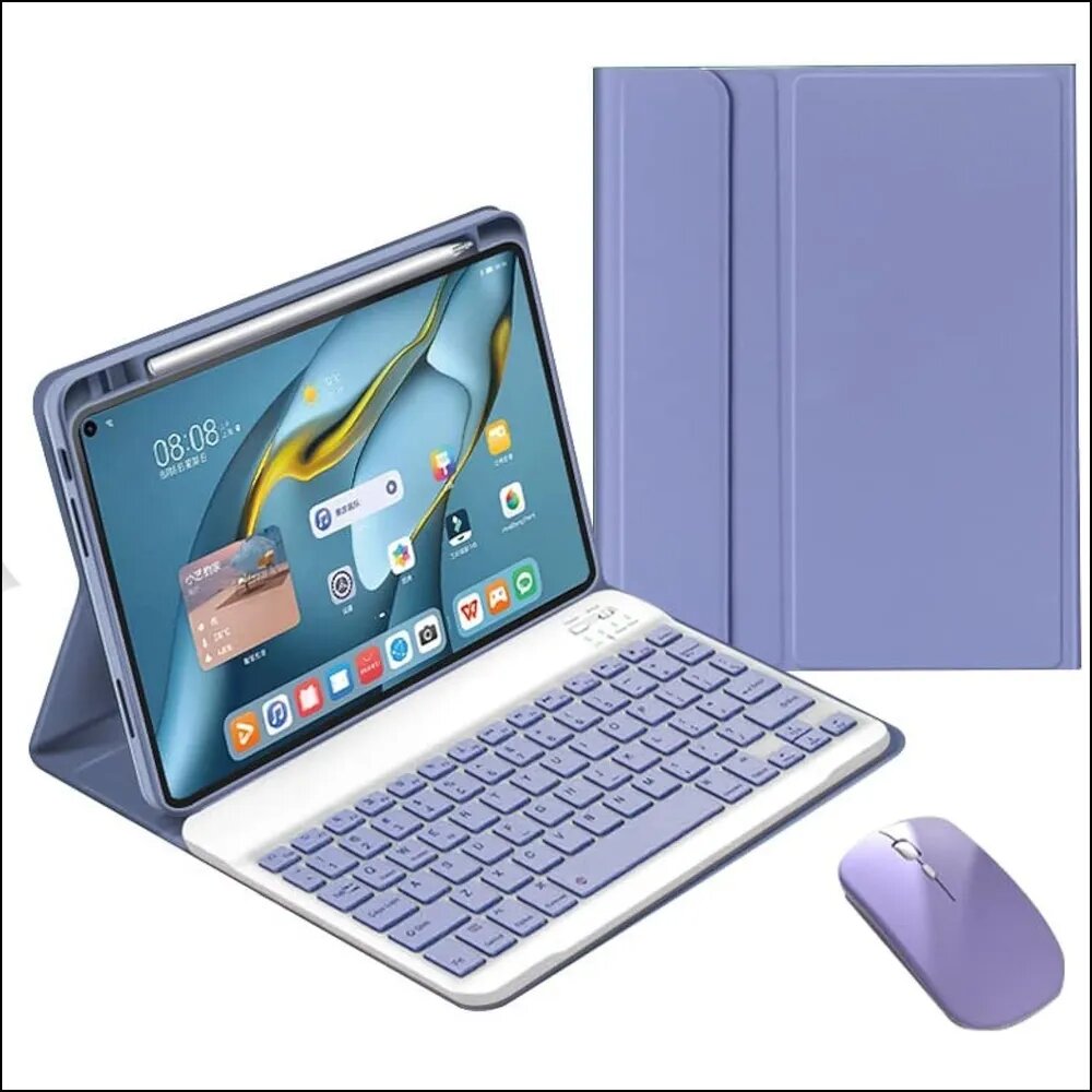 Чехол-клавиатура Huawei Matepad SE 11 2024 (AGS6-W00/W09/L09) с русской клавиатурой и мышью