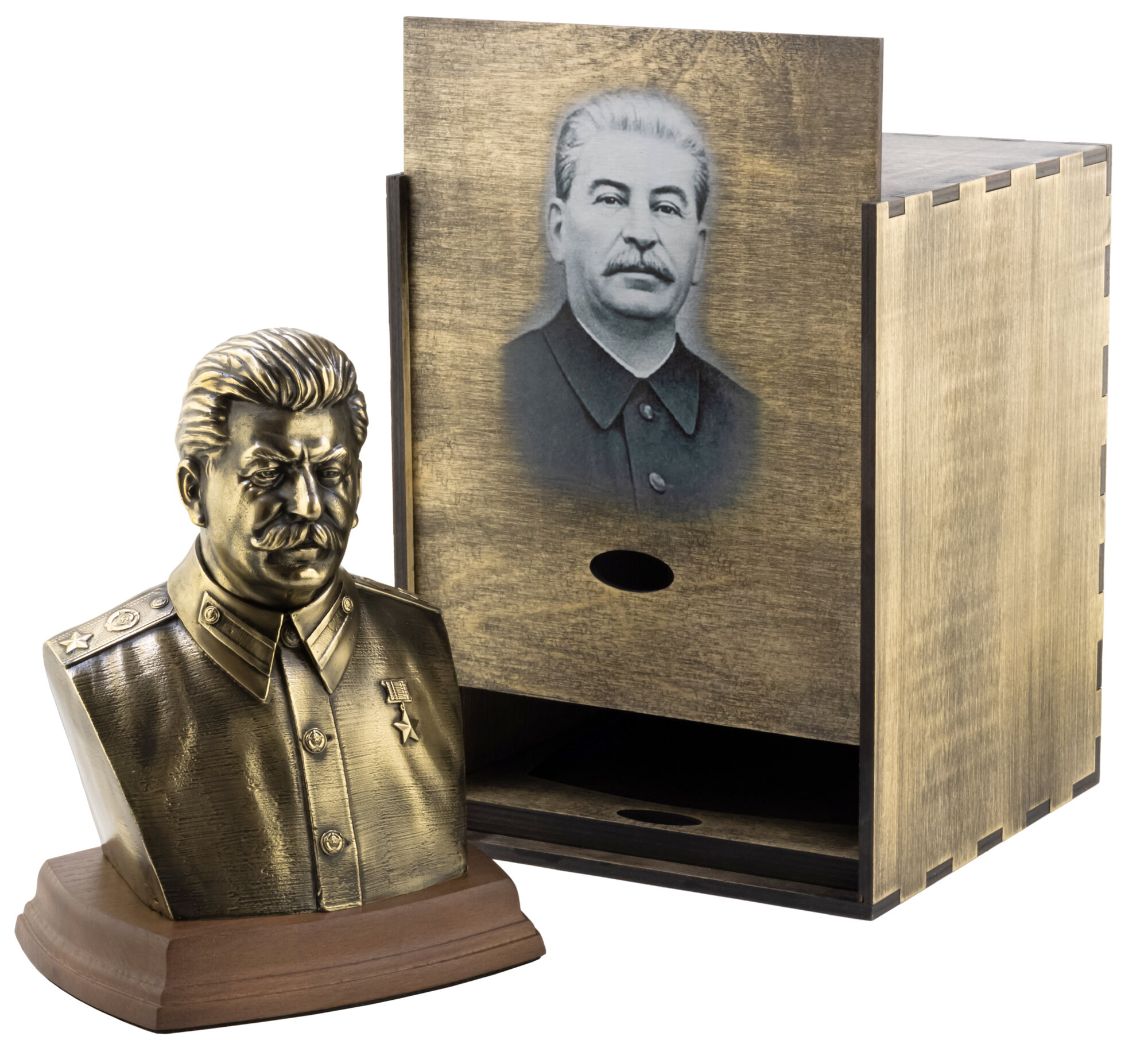 Бюст сталин (20см) (ВхШхД 22см./14см./16см.)