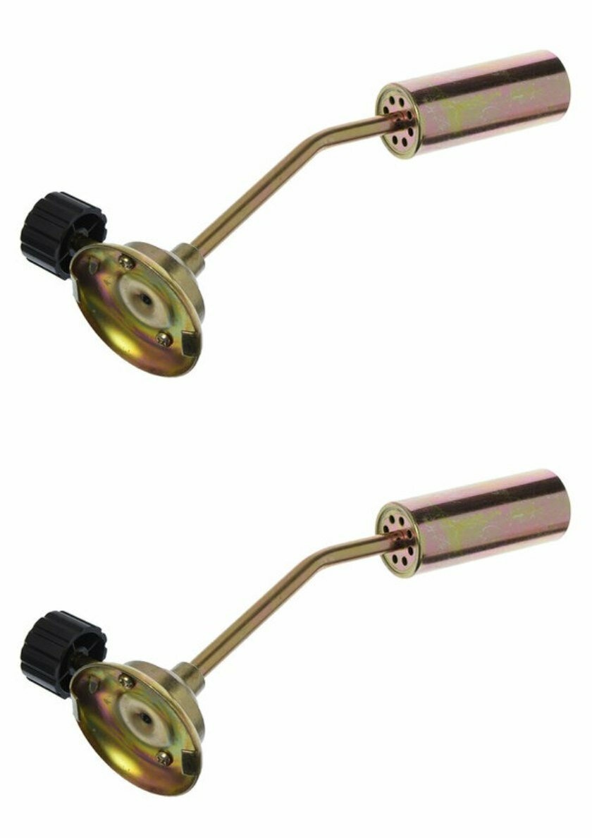 2 штуки (комплект) Газовые горелки Ермак/Чингисхан G-2 с широким соплом, 23х18 см