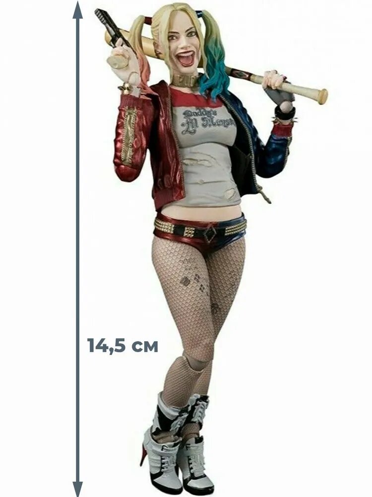 Фигурка Харли Квинн Отряд Самоубийц Harley Quinn (аксессуары, 14,5 см)