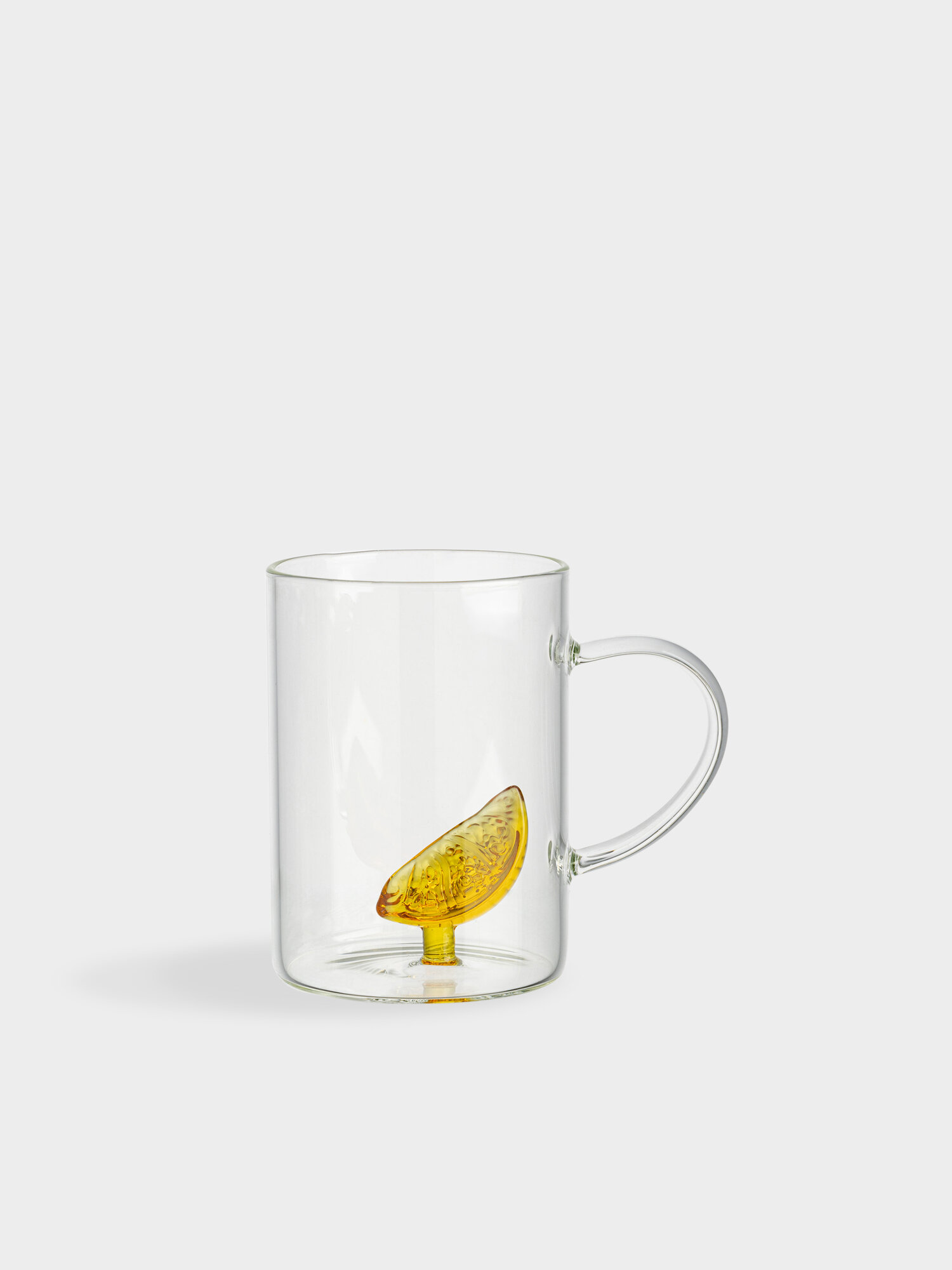 Кружка, 400 мл, стекло Б, Долька апельсина, Shape, Kuchenland