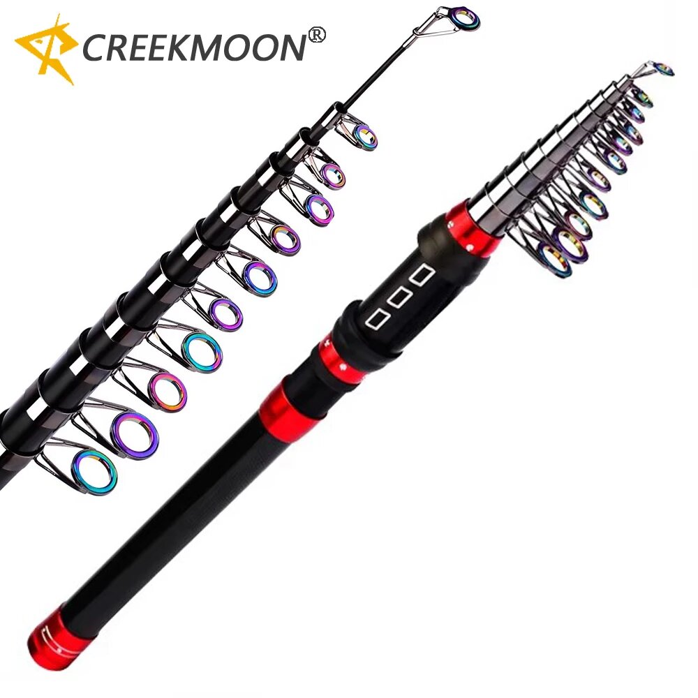 Карбоновая телескопическая удочка Black Hole для морской рыбалки 3.0 m