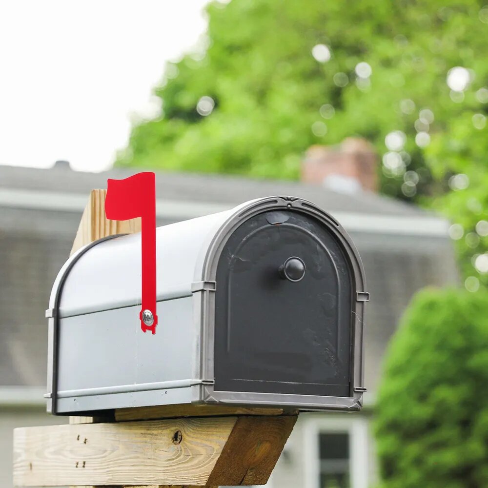 Акриловый декоративный почтовый ящик с красным флажком для использования в классе и доме