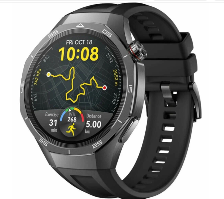 Умные часы Huawei Watch GT 5 Pro 46 мм RU (ЕАС) Black (BLI-B29), черный