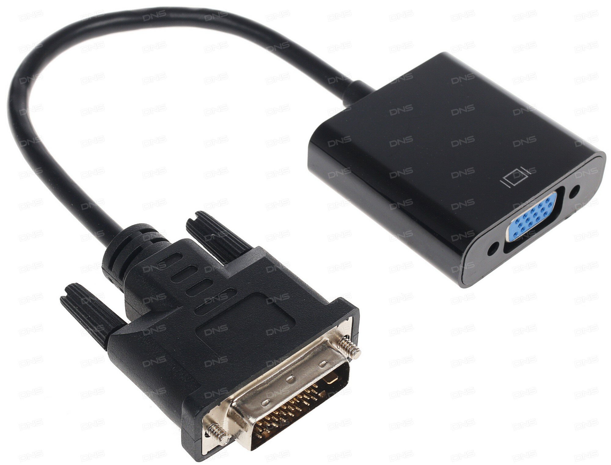 Переходник однонаправленный Cablexpert DVI-D - VGA, 0.2 м