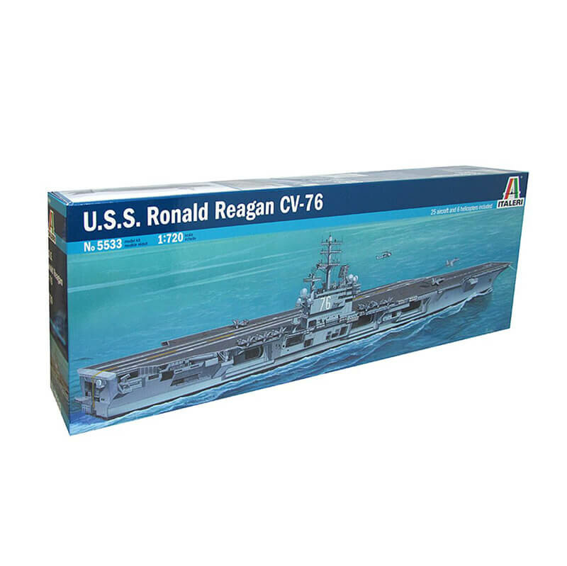 Сборная модель "Корабль U.S.S. RONALD REAGAN CV-76" (1:720), артикул 5533
