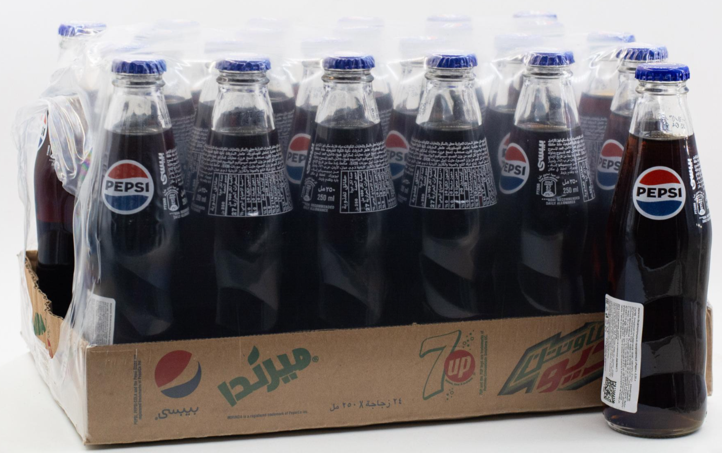 Pepsi 0,25л.*24шт. Стекло Иордания Пепси Напиток газированный Производство - Иордания
