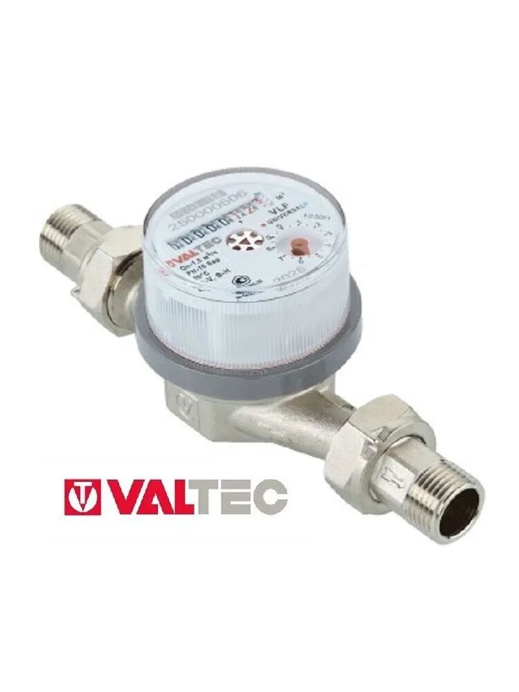 Счетчики VALTEC VLF-15U с монтажным комплектом, универсальный,110мм 2026 г