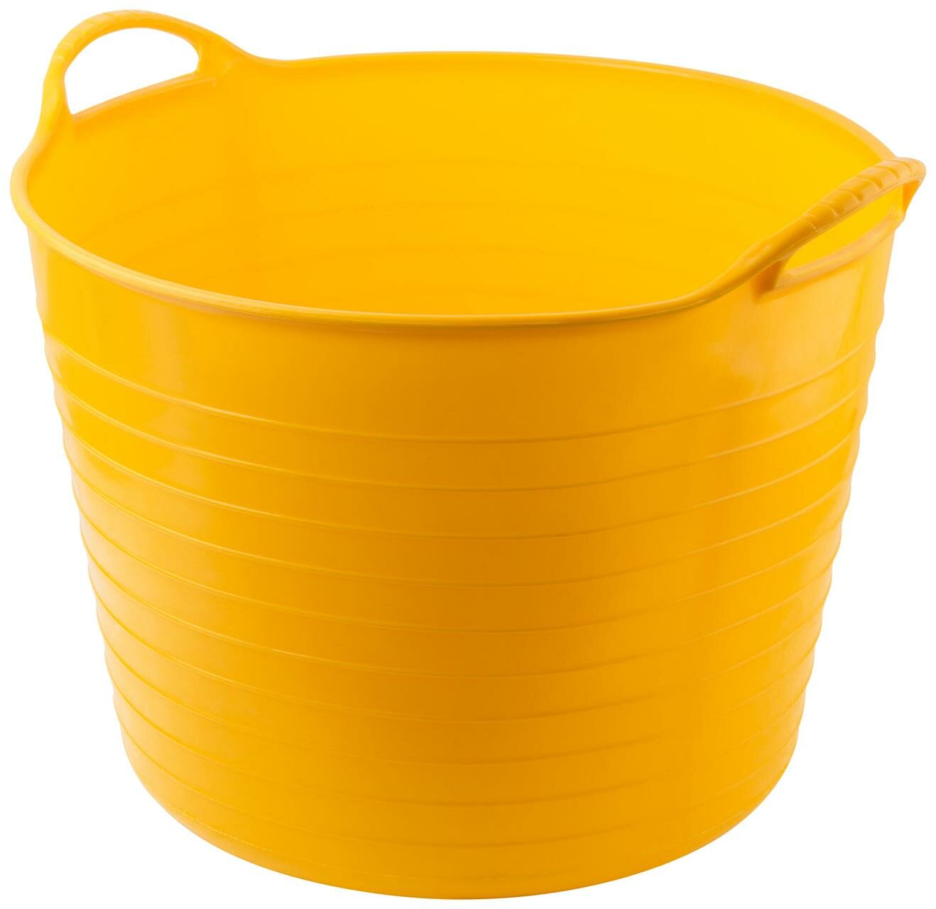 Ведро гибкое пластиковое 40 л, для хозяйственных нужд, переноски жидких и сыпучих материалов