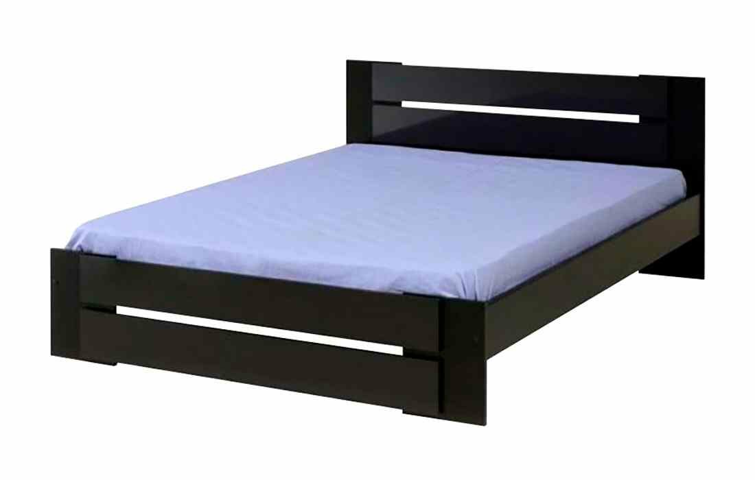 Двуспальная кровать "Модерн" из Массива сосны 200*200, классический орех 2