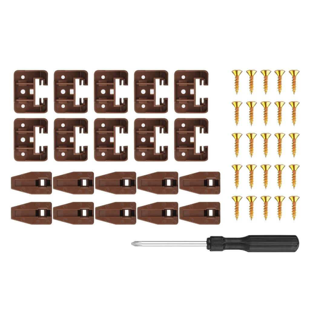 Пластиковые центральные направляющие для ящиков