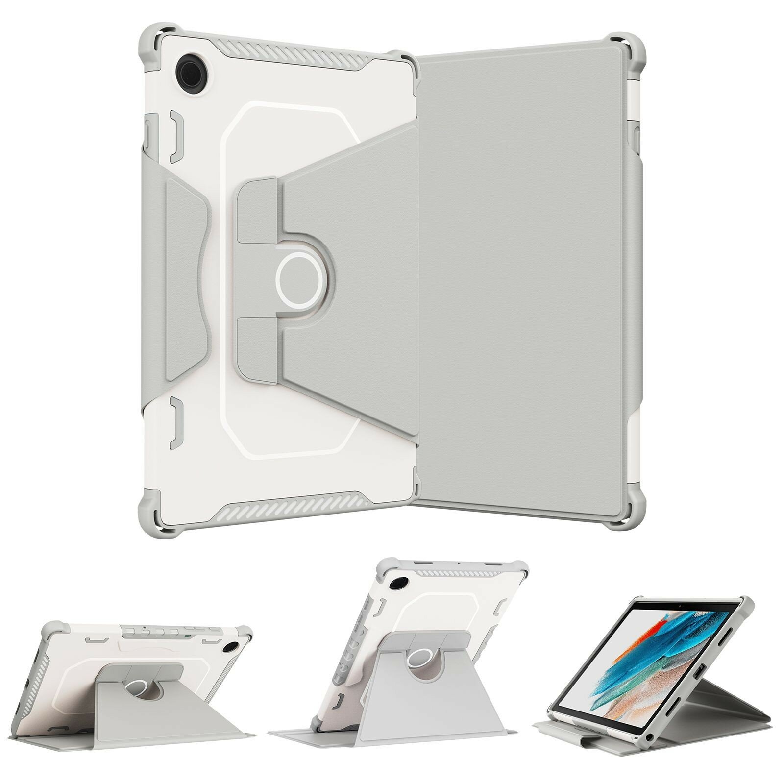 Противоударный чехол MyPads для Samsung Galaxy Tab A8 10,5" (2022/2021) SM-X200/X205/X207 с подставкой