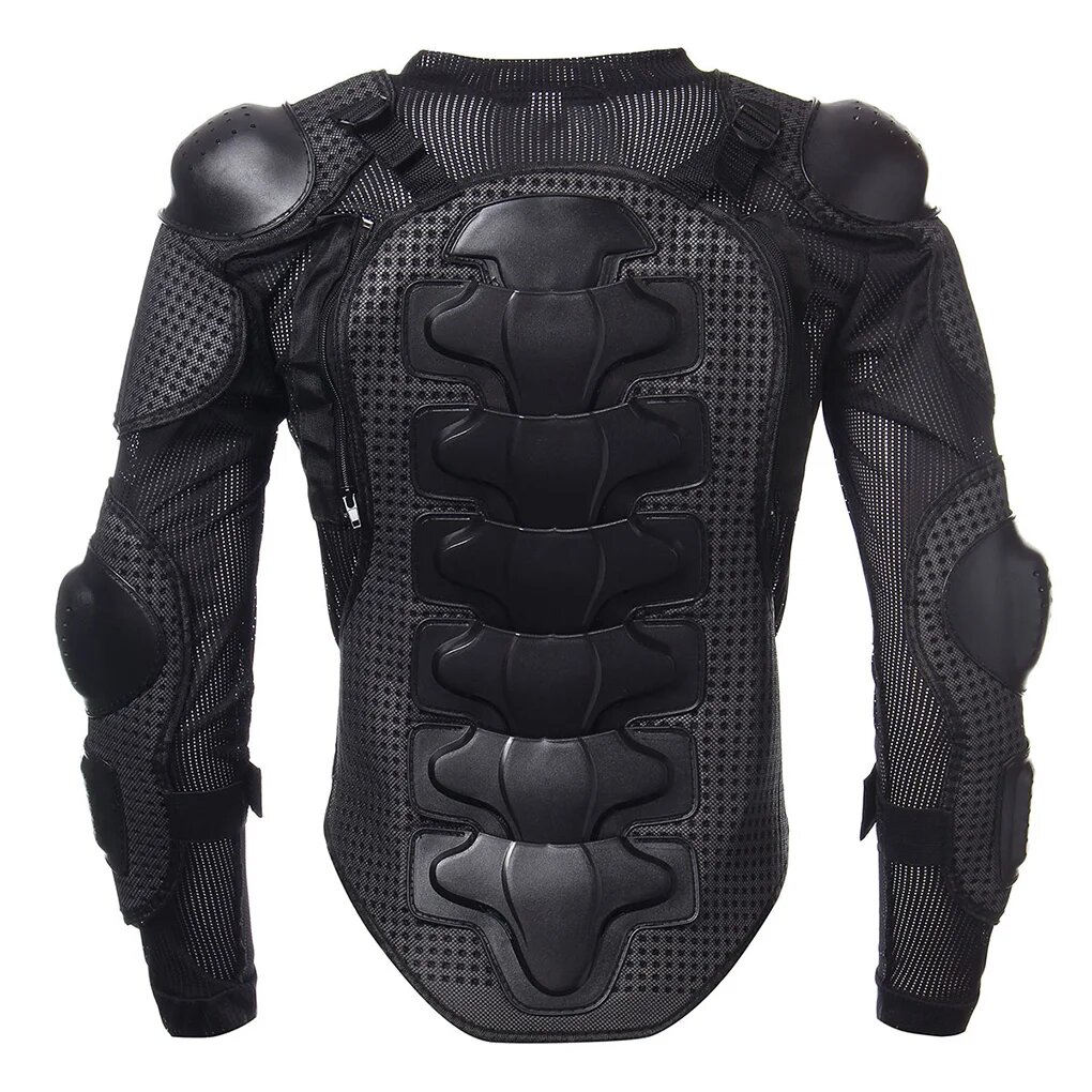 Мотокуртка защитная XXXL, броня для спины, плеч, груди