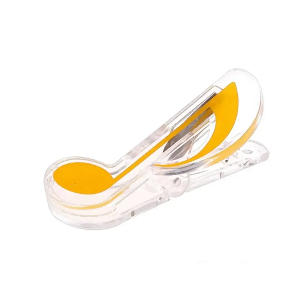 Пластиковая буквенная скрепка Желтый, style8