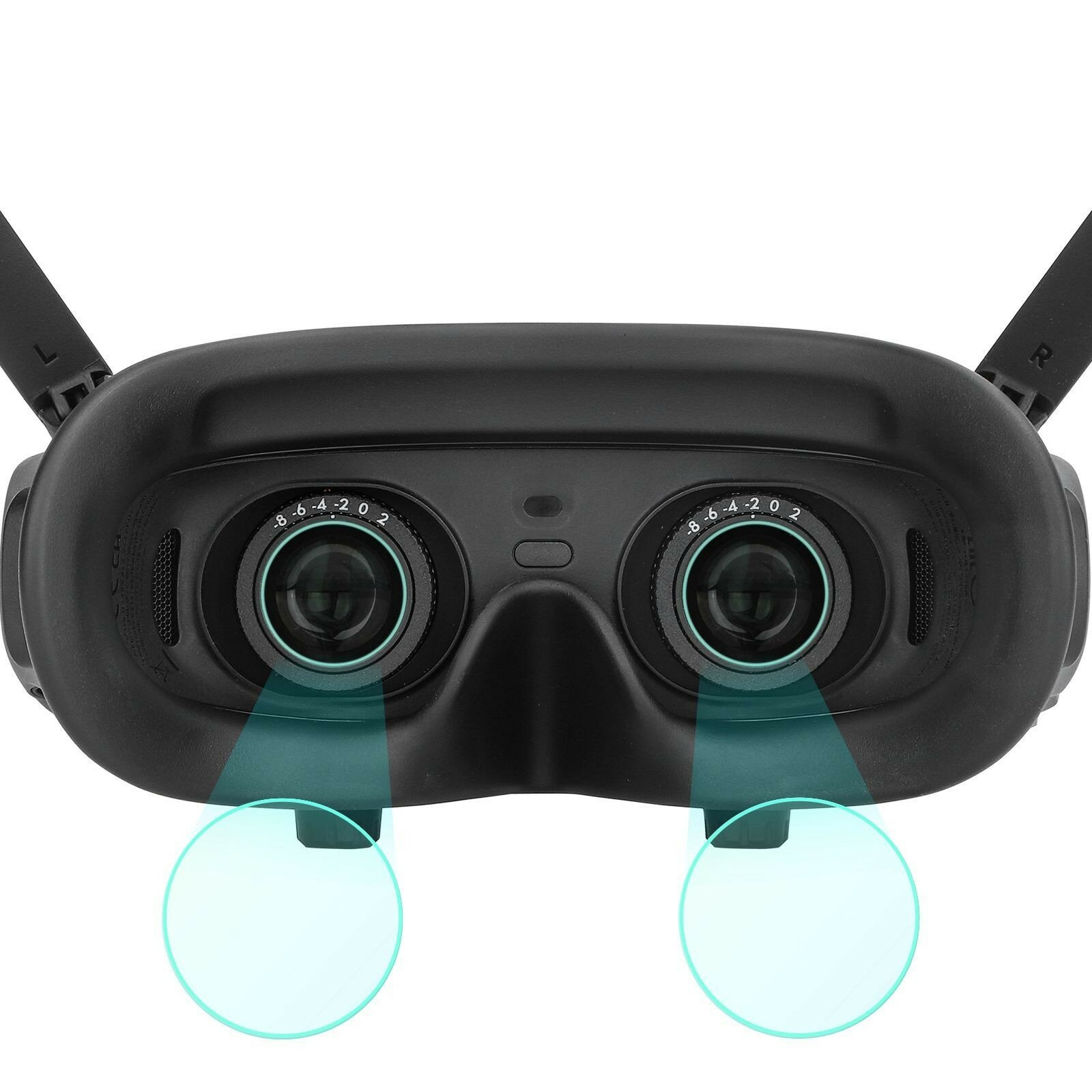 Взрывобезопасная пленка MyPads для объективов DJI Avata Goggles 2 - прозрачная, ударостойкая защита