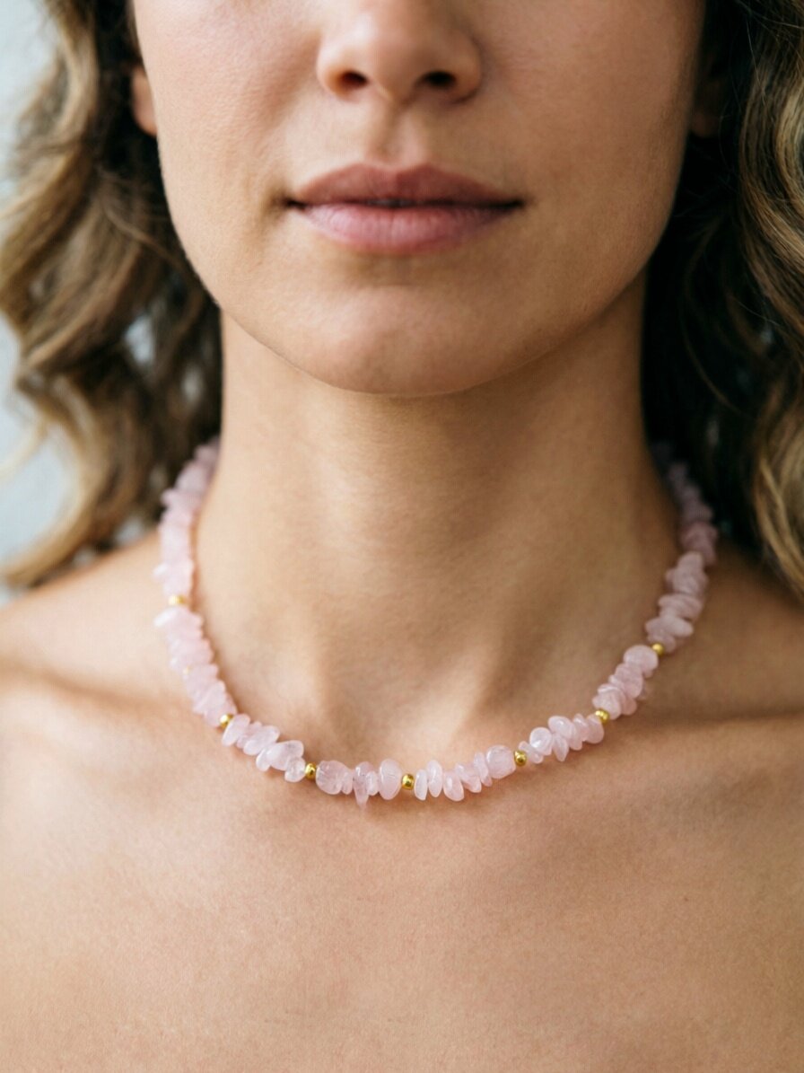 Чокер ENJOY Украшения из камней, кварц