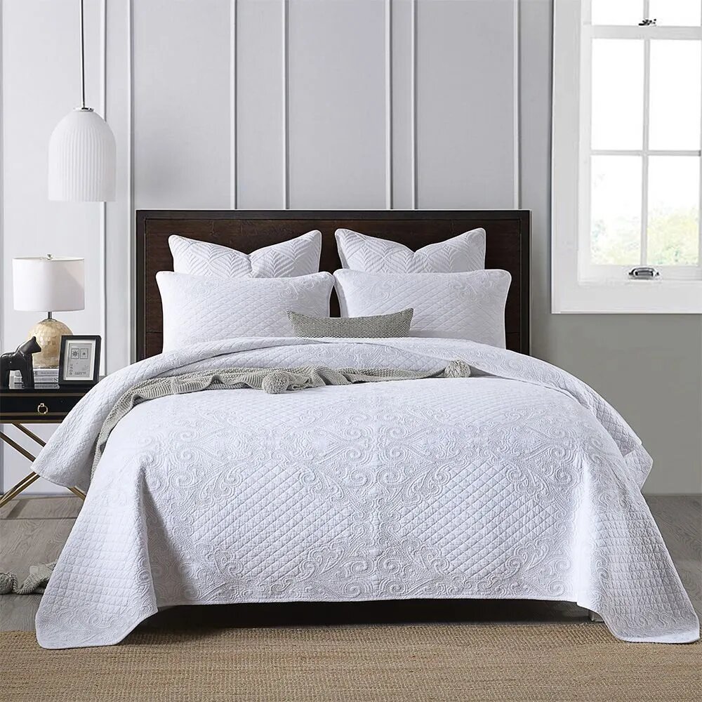 AiWinsure Покрывало patchwork quilts, Хлопок с размерами: 270 см х 250 см