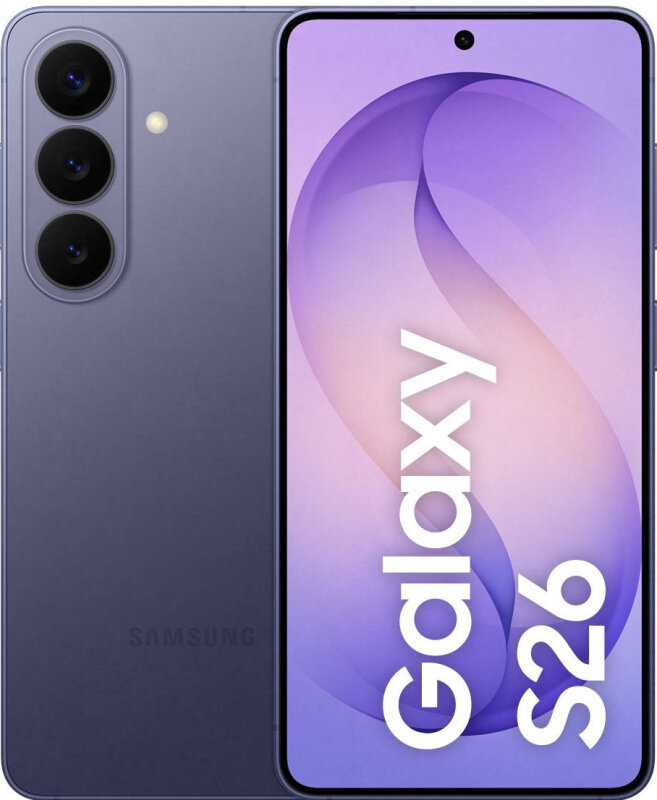 Смартфон Samsung Galaxy S26 12/512, nanoSIM + nano SIM/eSIM, Cobalt Violet