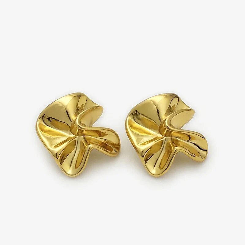 Серьги из металла, цвет LB-1-15-B, 24MM