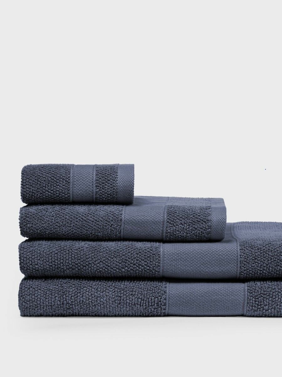 Полотенце Askona Home (Аскона) для рук Lay 30*50 синий металлик