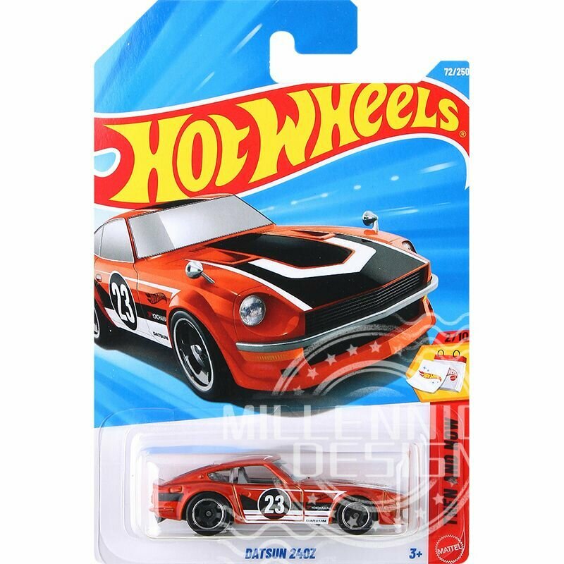 Hot Wheels , литая модель автомобиля 1:64, новая серия 2026 C, металлический корпус и шасси(72-DATSUN 240Z)