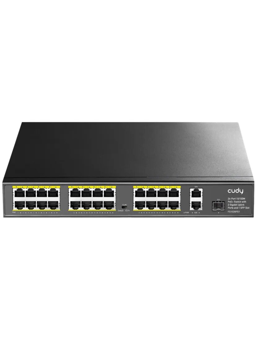 Коммутатор Cudy FS1026PS1, 26 портов, поддержка PoE+, 1 SFP порт