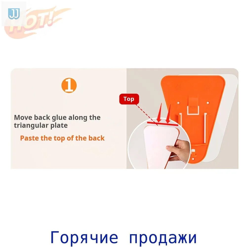 Кольцо баскетбольное оранжевого цвета для улицы и зала из волокнистых листов высокой плотности — фото 1