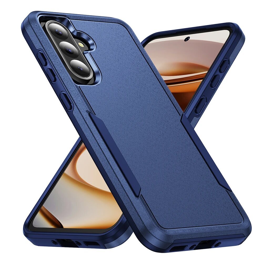 Бронированный чехол военного класса для Samsung Galaxy A56 A16 A54 A53 A52 A26 A36 A35 A15 A55 5G, двухслойный противоударный бампер, матовый чехол