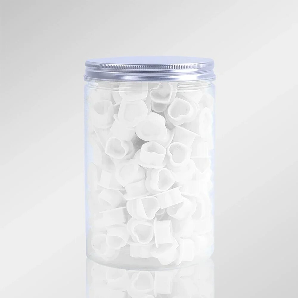 Силиконовые стаканчики для татуажа WHITE, 200 шт.