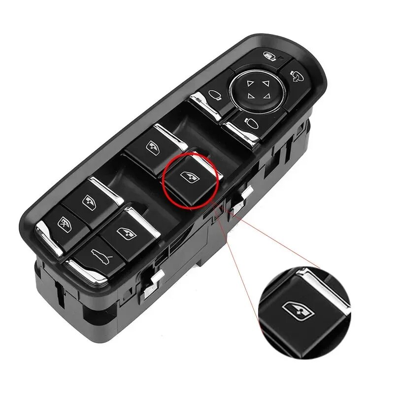 Крышка кнопки стеклоподъемника Porsche Macan/Panamera/Cayenne, NO.2 Button
