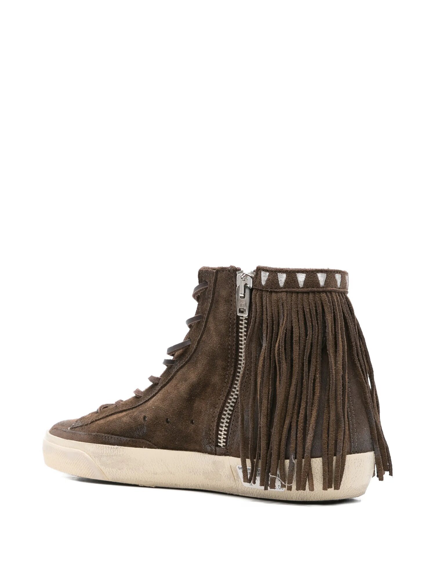 Кроссовки Golden Goose Francy Star, размер 40, коричневый/серый/оранжевый — фото 1
