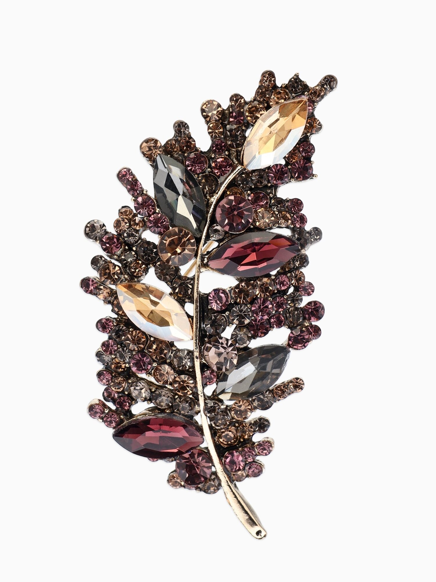 Брошь, стекло, стразы