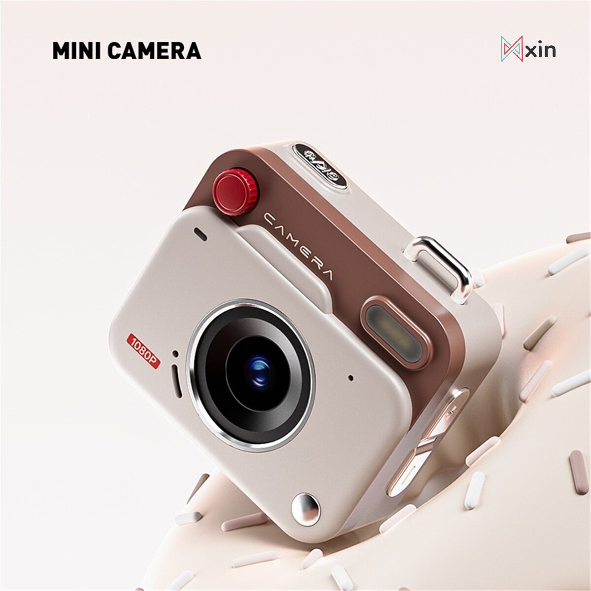 Новая CCD Retro Mini Mini Mini Digital Camera Student Campus Camera Photo Recording HD Pixel, Ростест (EAC)
