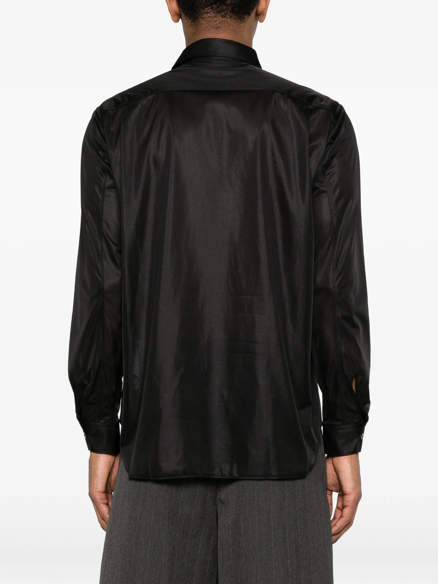 Рубашка COMME des GARCONS Chest-pocket shirt, размер M, черный — фото 1