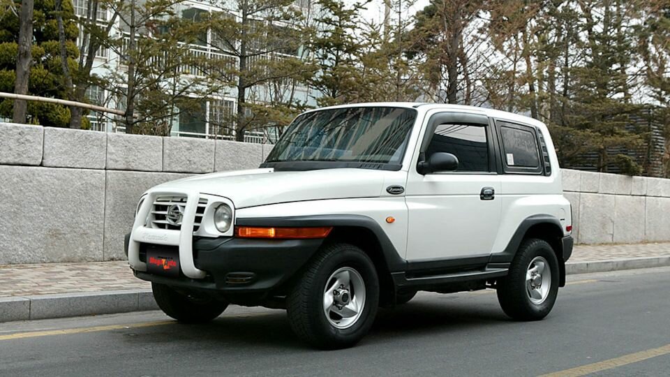 Дефлекторы для окон SSANGYONG KORANDO II 1996-2006 3дв внедорожник