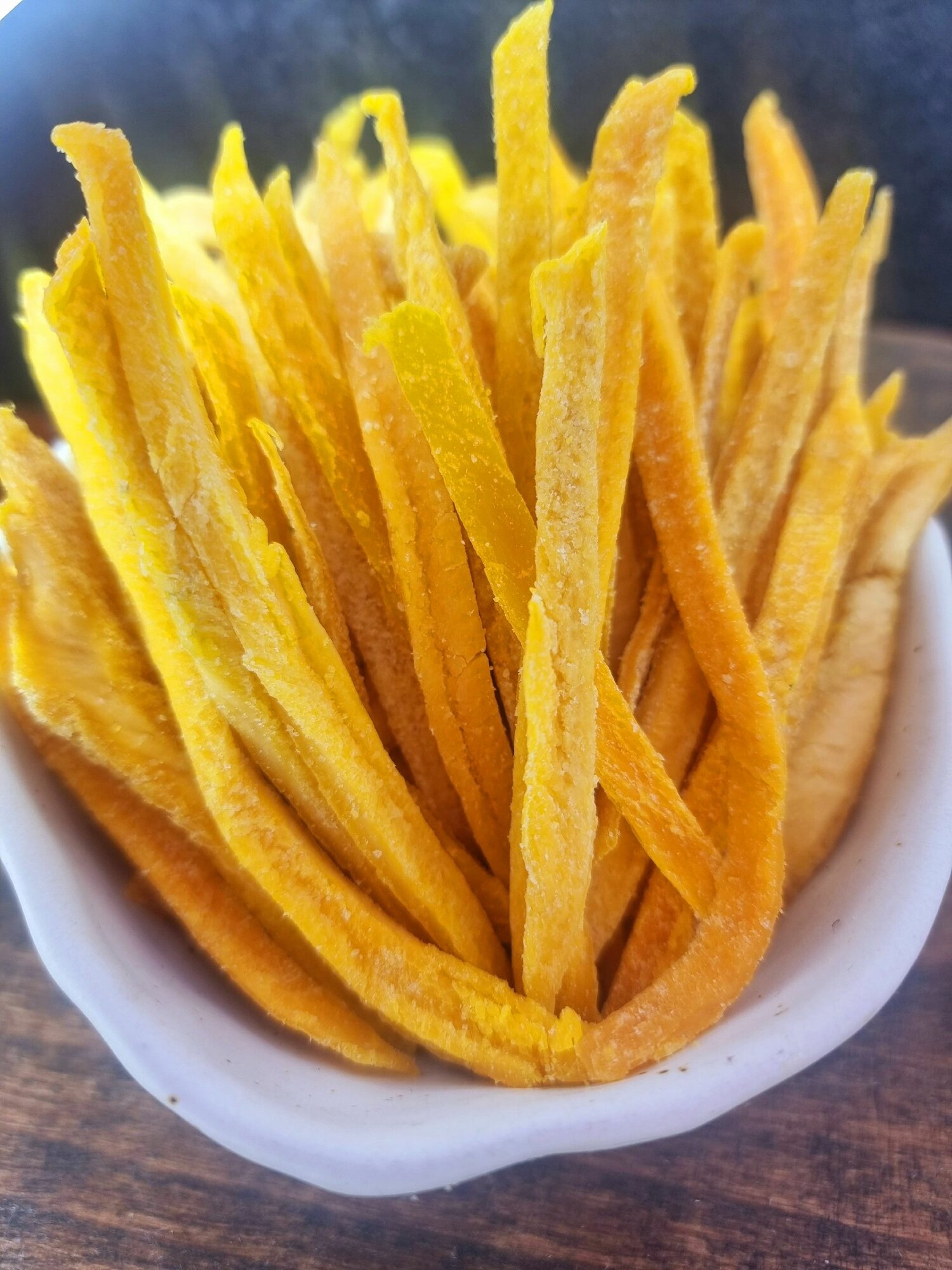 Манго, натуральные сушеные полоски 250 гр.