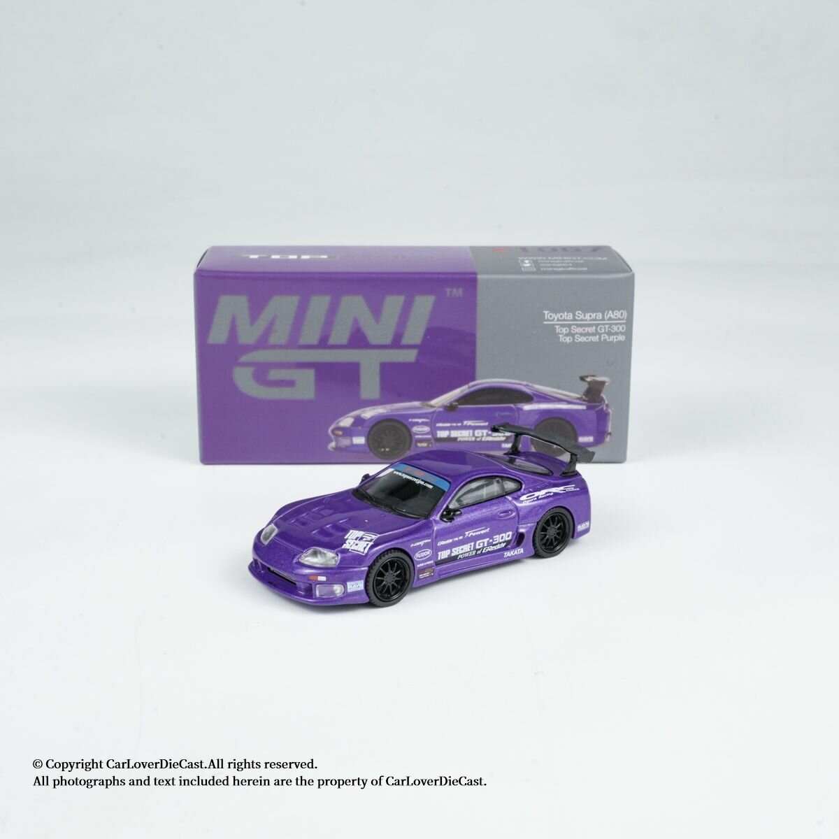 MINI GT Модель Toyota Supra (A80) Top Secret GT-300, 1:64, коллекционная модель из сплава (Toyota Supra A80 Top Secret GT-300)