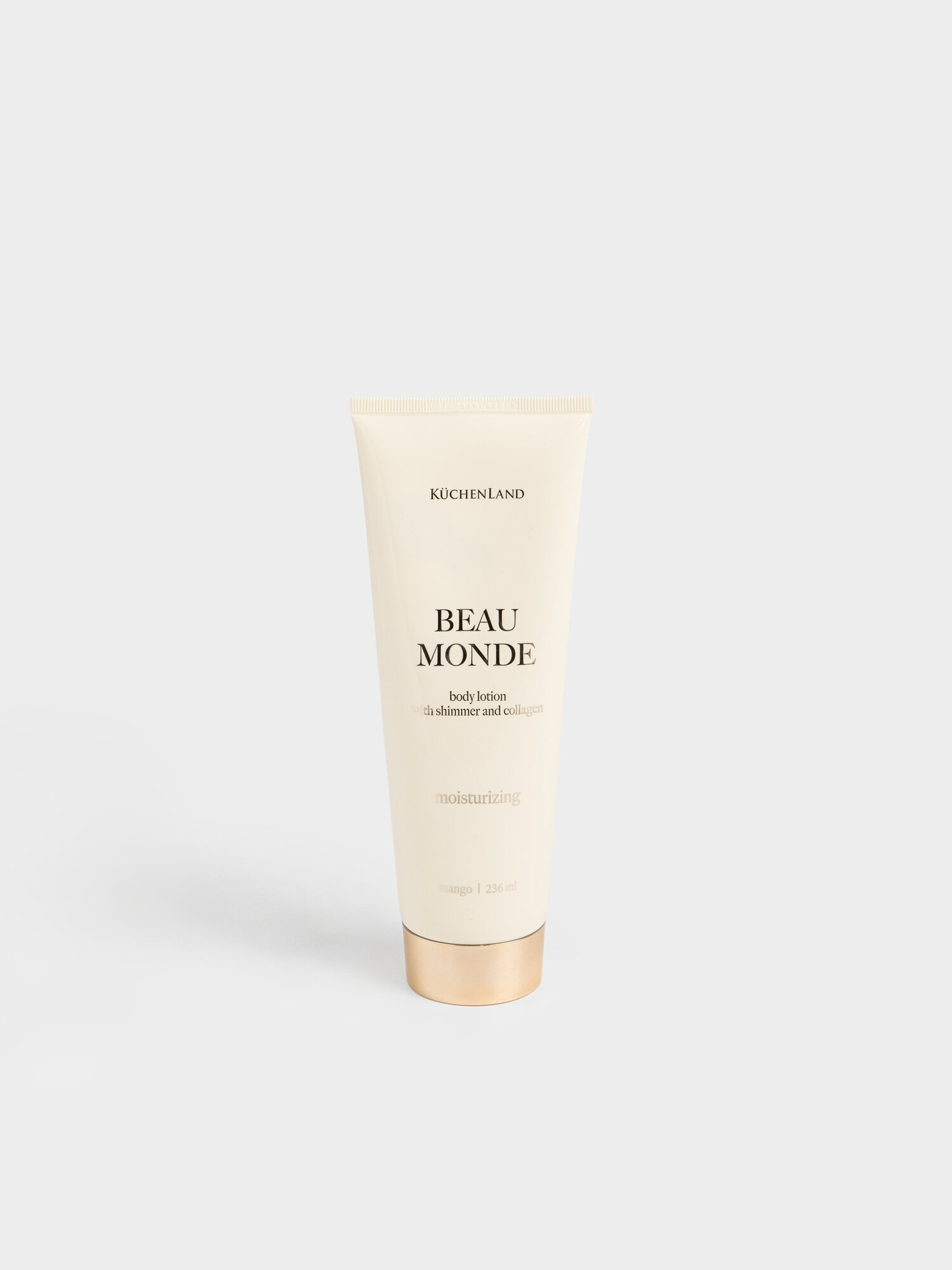 Лосьон для тела, 236 мл, с шиммером и коллагеном, увлажняющий, Манго, Beau monde
