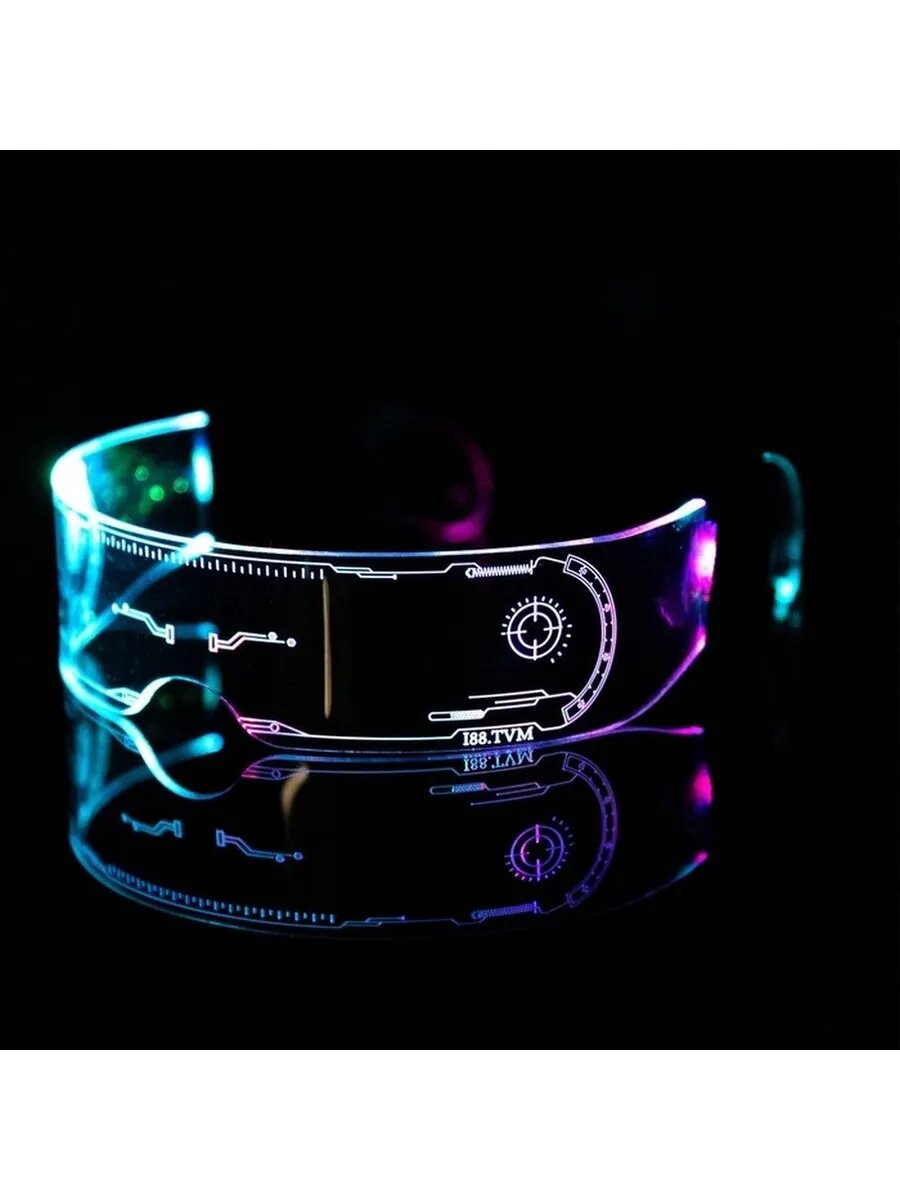 Светящиеся очки для вечеринок с RGB свечением