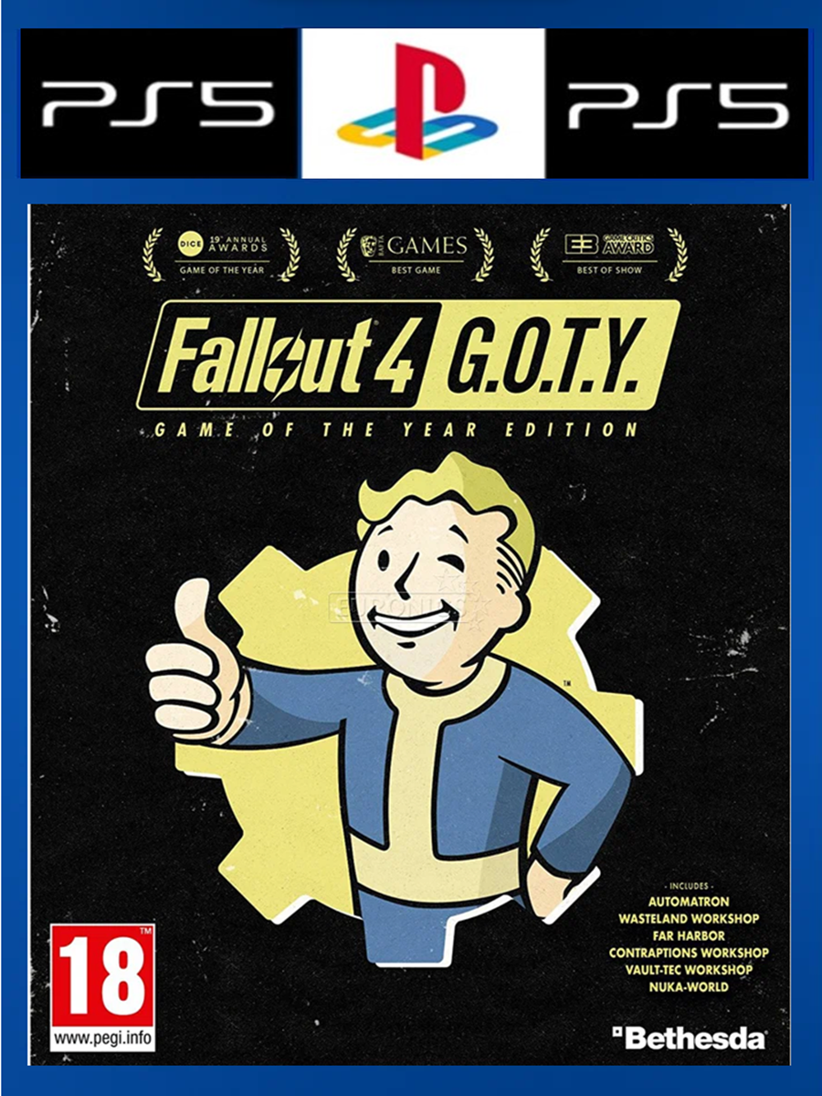 Игра Fallout 4 Game of the Year Edition для PlayStation 5, Английский язык, Цифровая версия